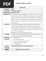Jinnah Sindh Medical University: Foundation-2 Module Study Guide - MBBS ...