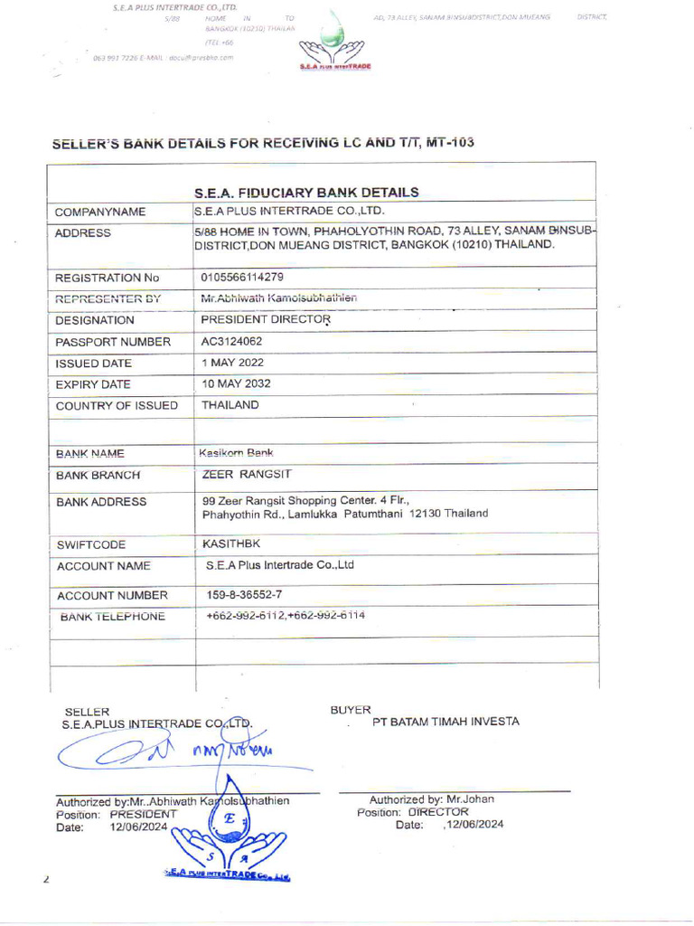 BTI Proforma Invoice | PDF
