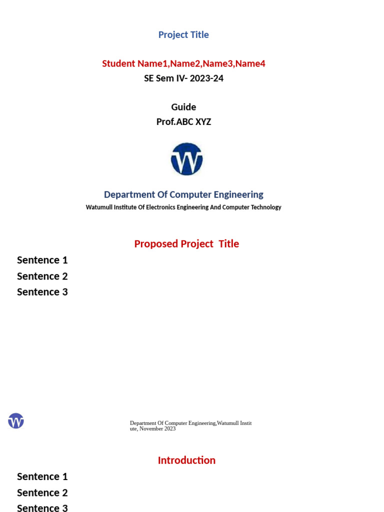 SE Mini Project PPT Format | PDF | Computing