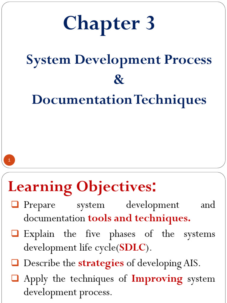 AIS-Ch 3-System Development 2017 | PDF | Software Development Process | Computing