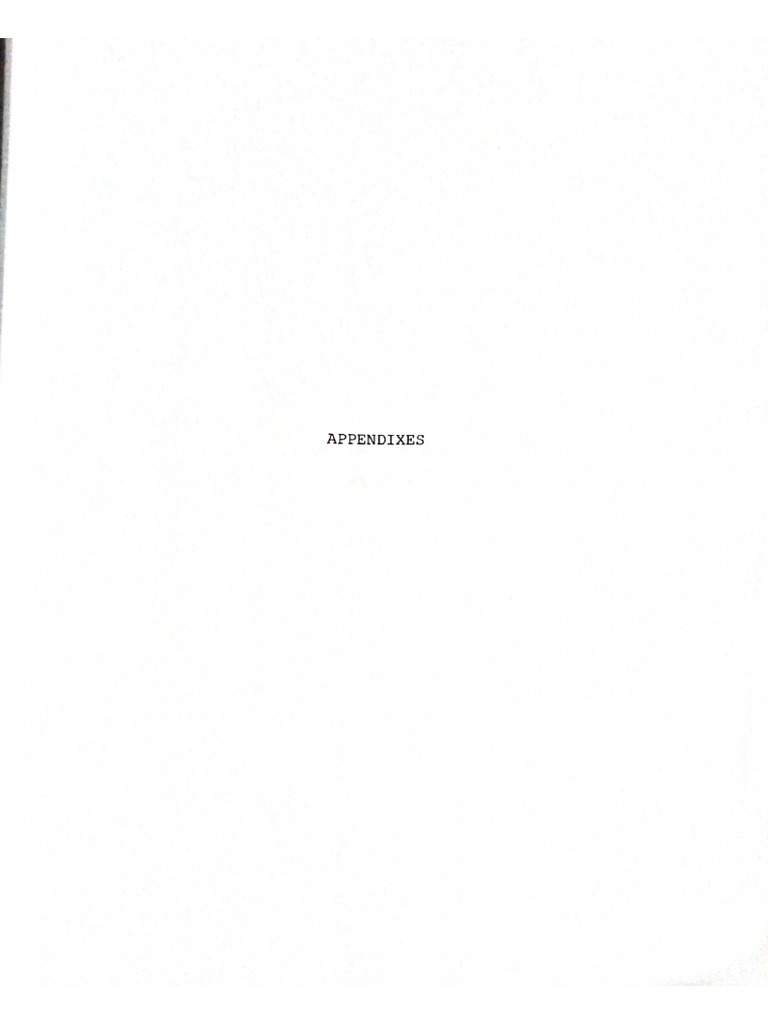 Appendixes Photos | PDF