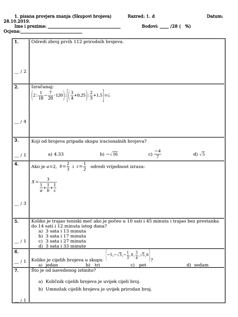 1 PPZ 1d Grupab 2019 2020 | PDF