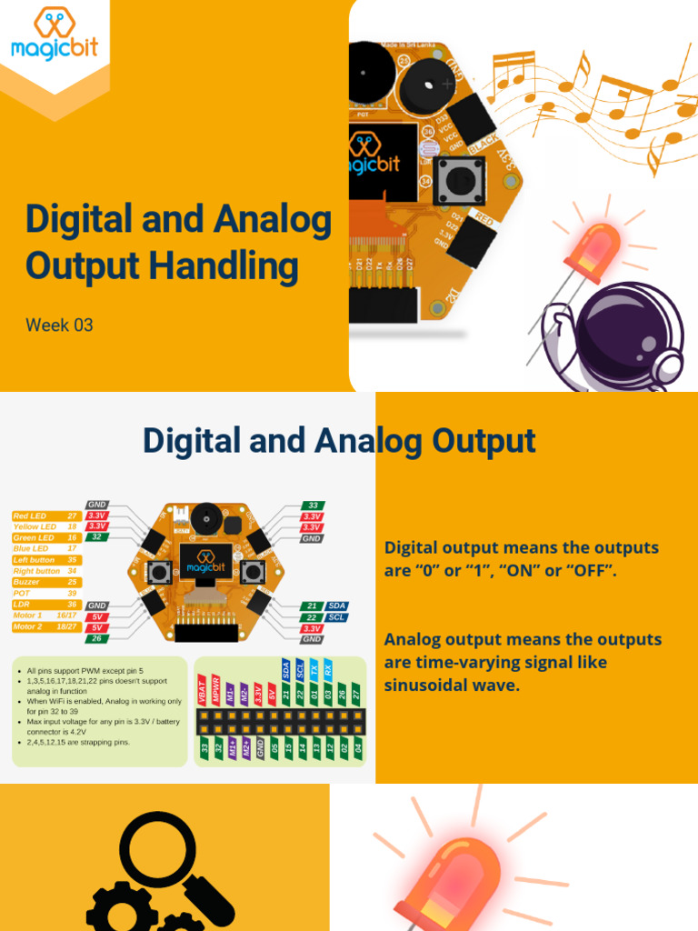 Digital and Analog Output Activities | PDF