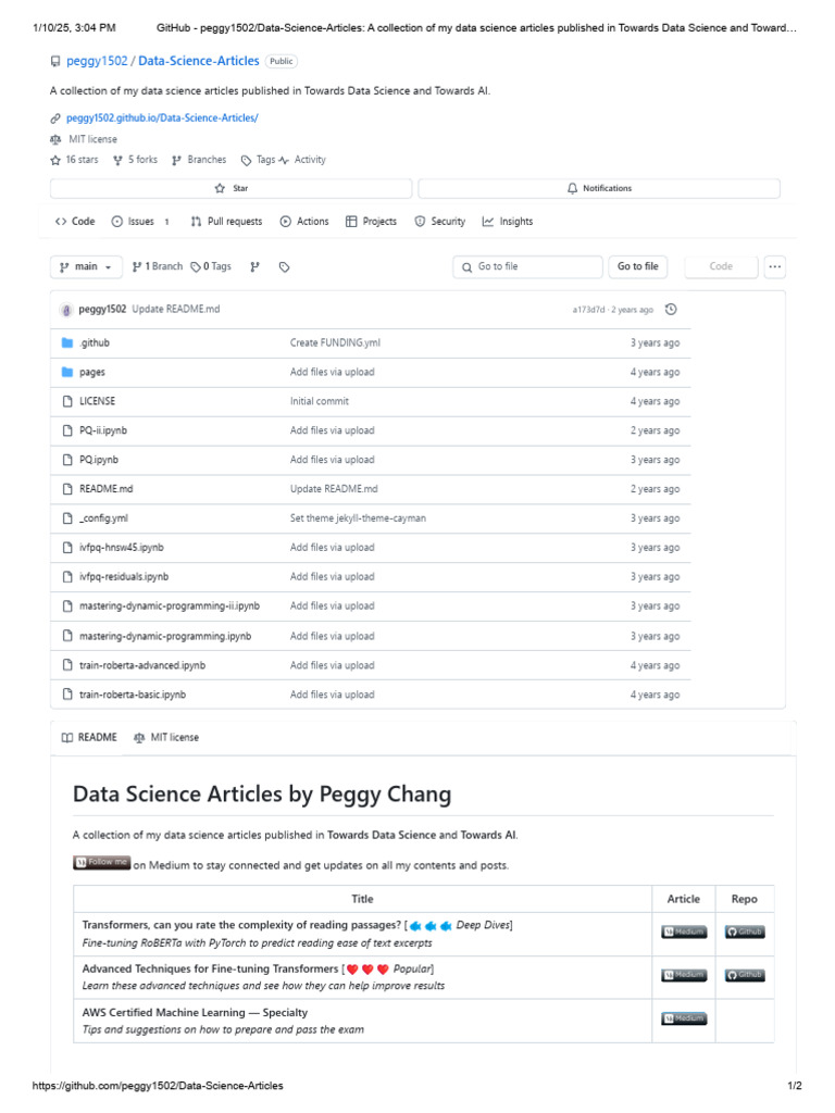 GitHub - Peggy1502 - Data-Science-Articles - A Collection of My Data ...