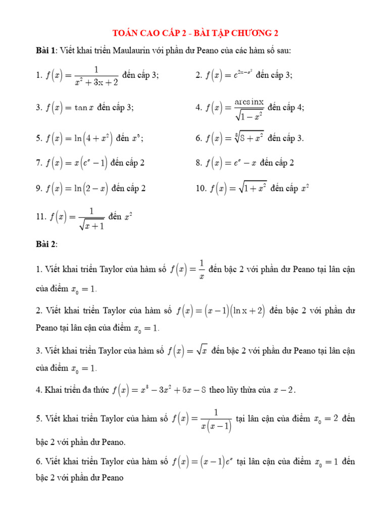Tcc2 Hub BT Chương 2 | PDF