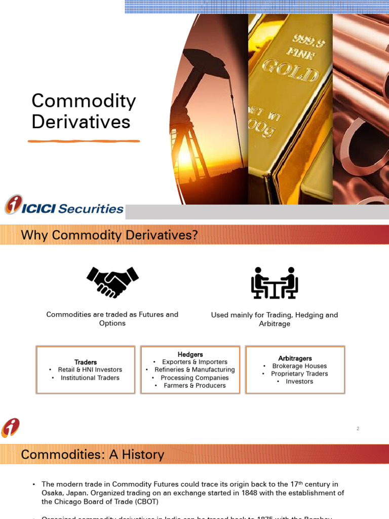 Commodity Presentation | PDF | Option (Finance) | Futures Contract