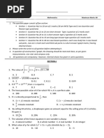 MATHEMATICS - Questions N Answers | PDF | Area | Elementary Mathematics