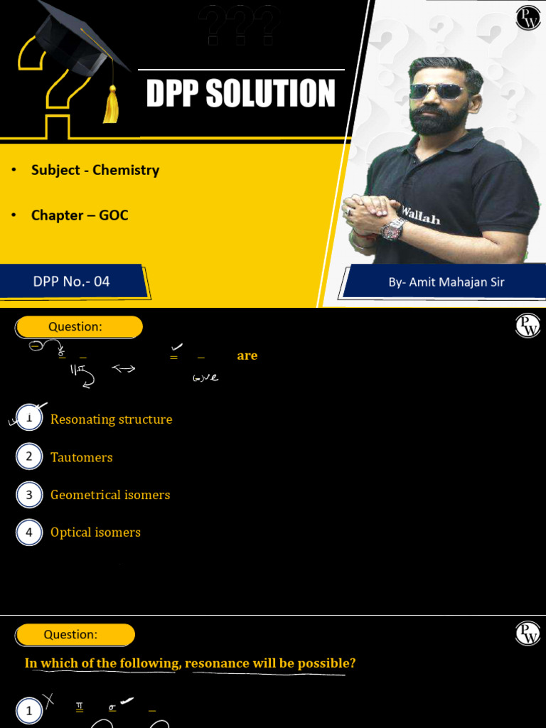 Chemistry DPP Solutions | PDF