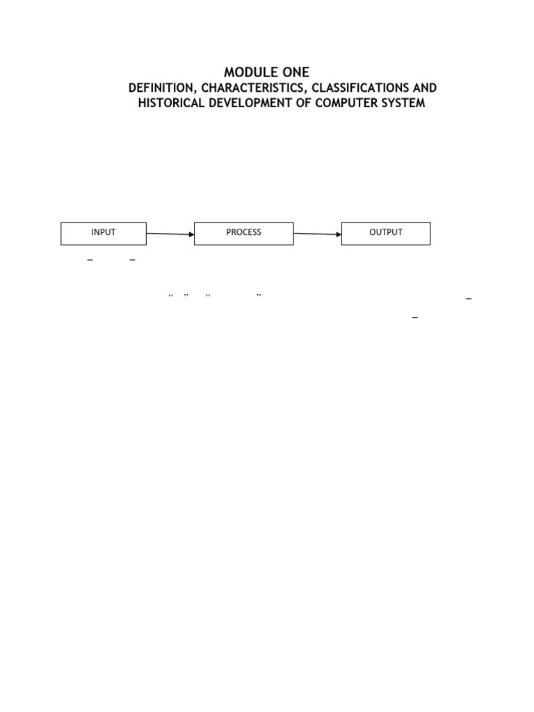 Csc 227 Module 1 | PDF | Integrated Circuit | Computer Program