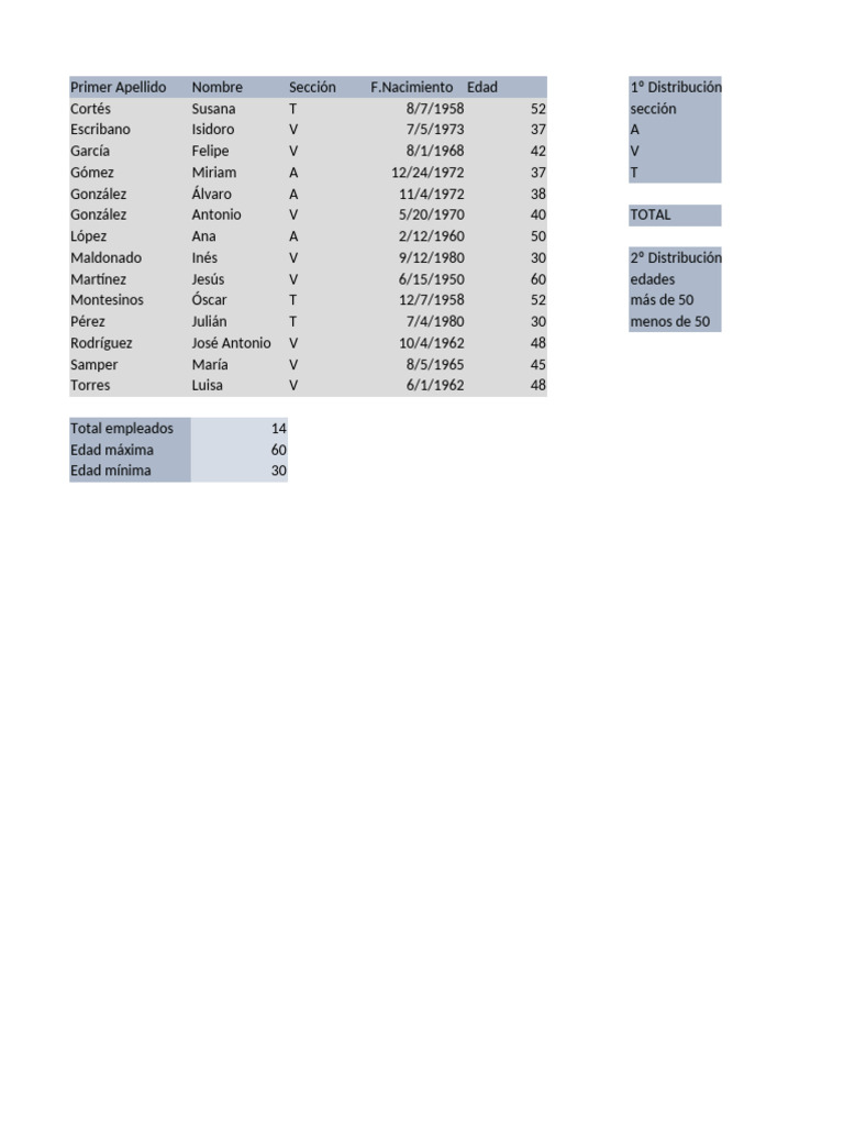 plantilla de personal | PDF