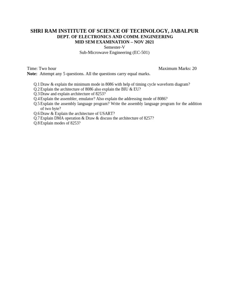 MUP Paper | PDF
