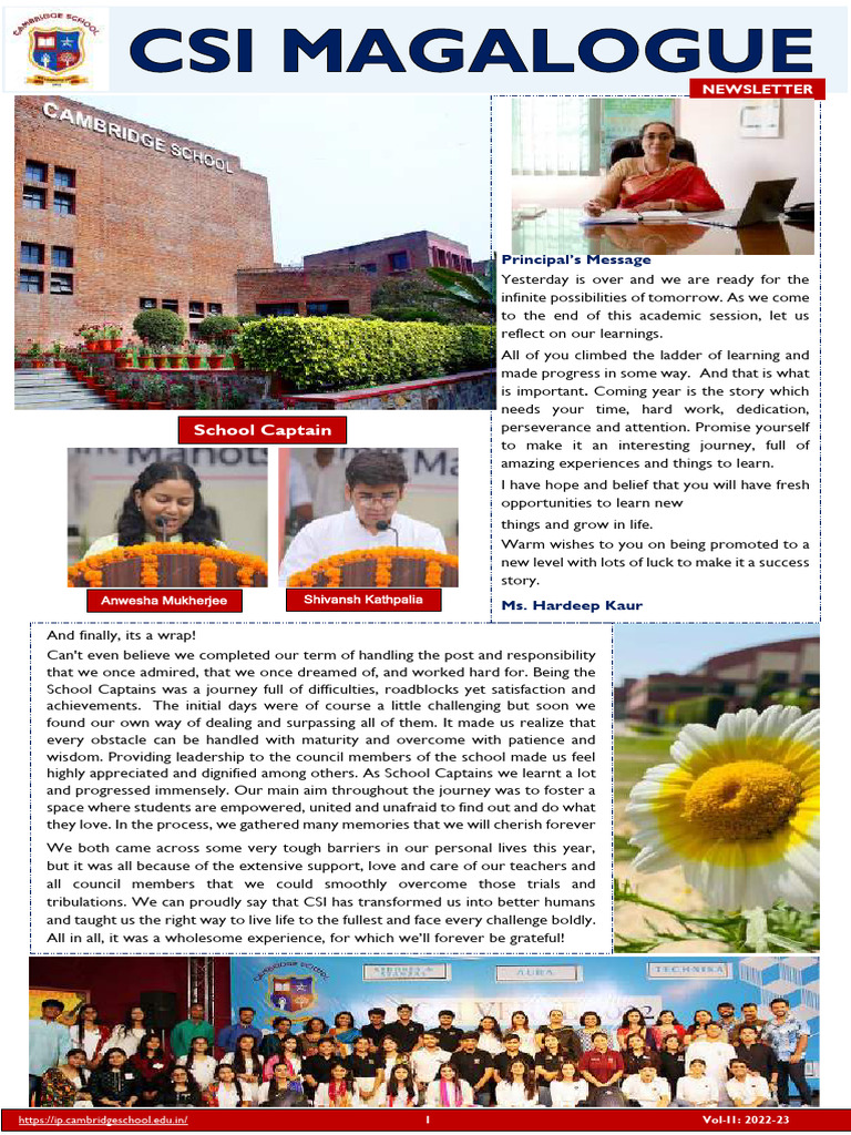 CSINewsletter22 23 Vol II | PDF
