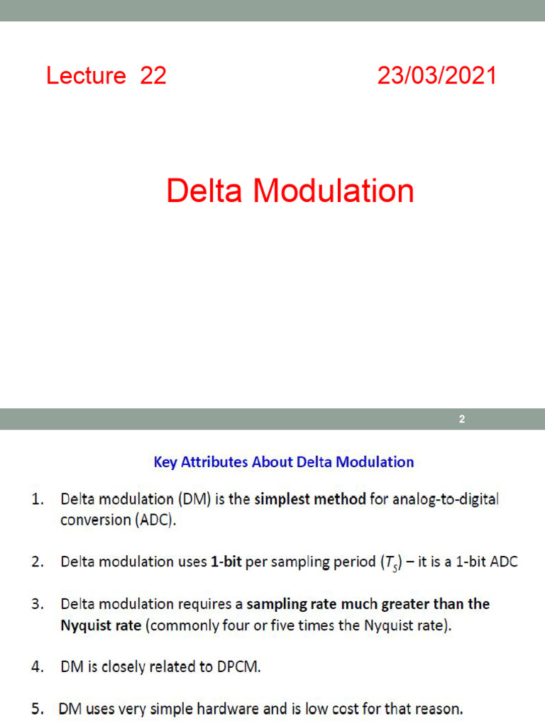 ADC Lecture 22 | PDF