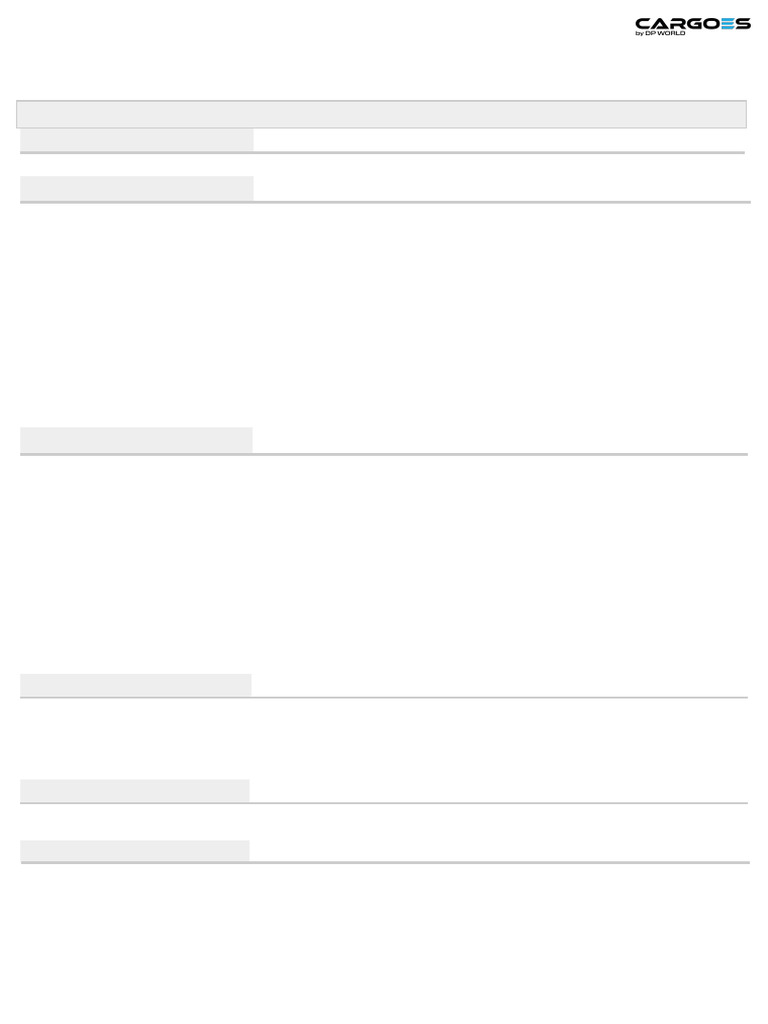 Form 13 Exp460 | PDF | Containerization | Consumer Goods