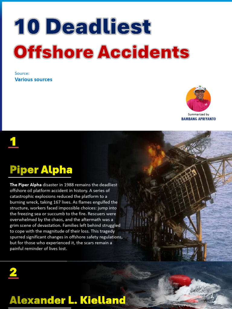 Deadliest Offshore Accidents Overview | PDF
