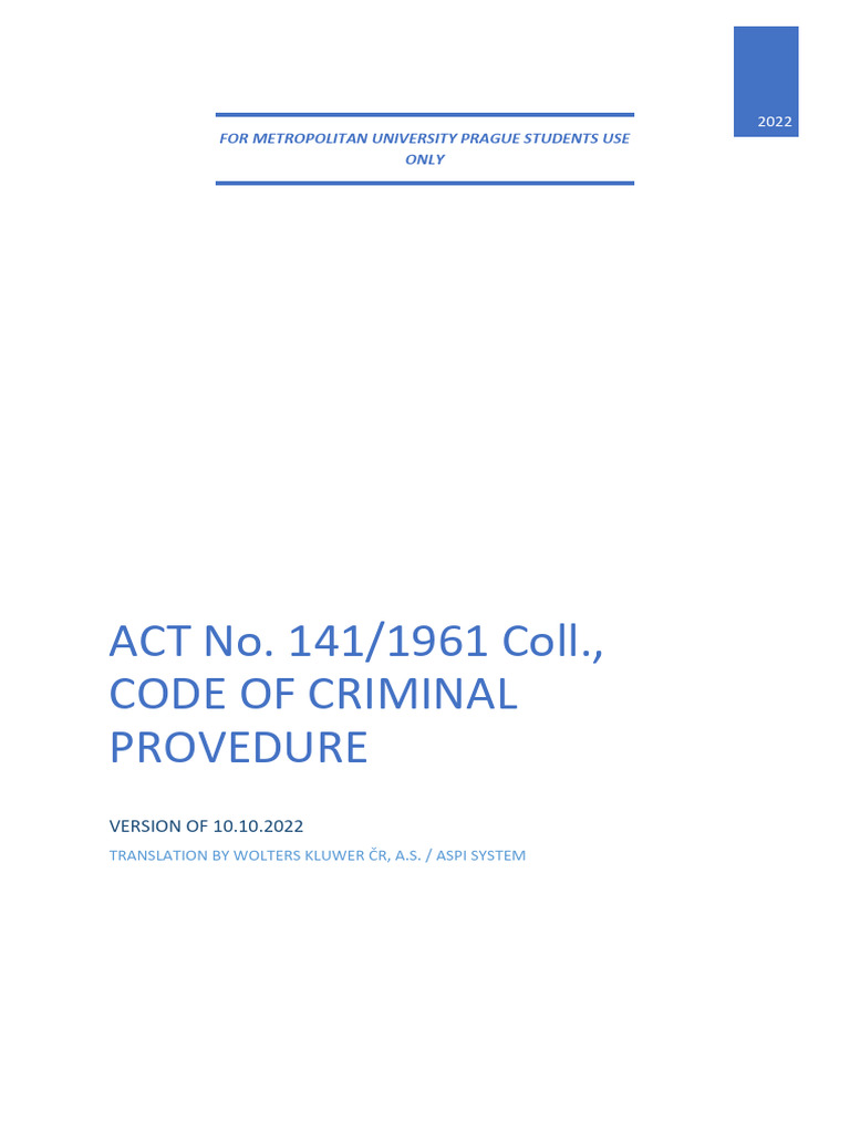 6 Code of Criminal Procedure 141 1961 | PDF | Criminal Procedure In South Africa | Prosecutor