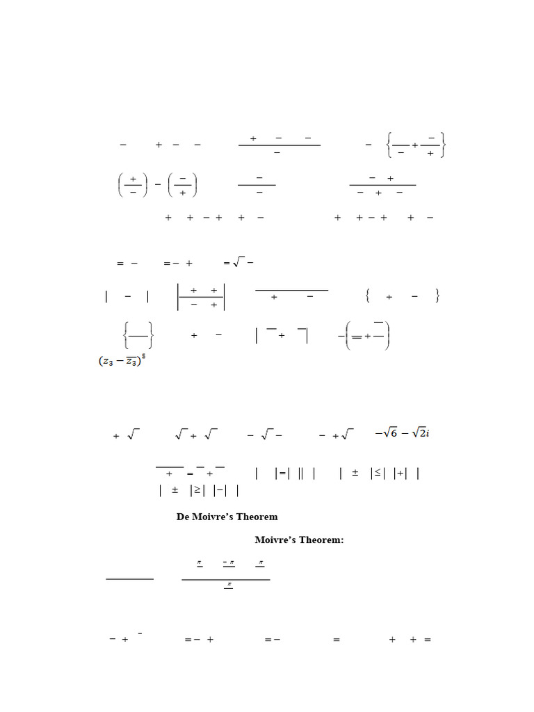 Exercise Sheet 1 | PDF | Complex Number | Complex Analysis