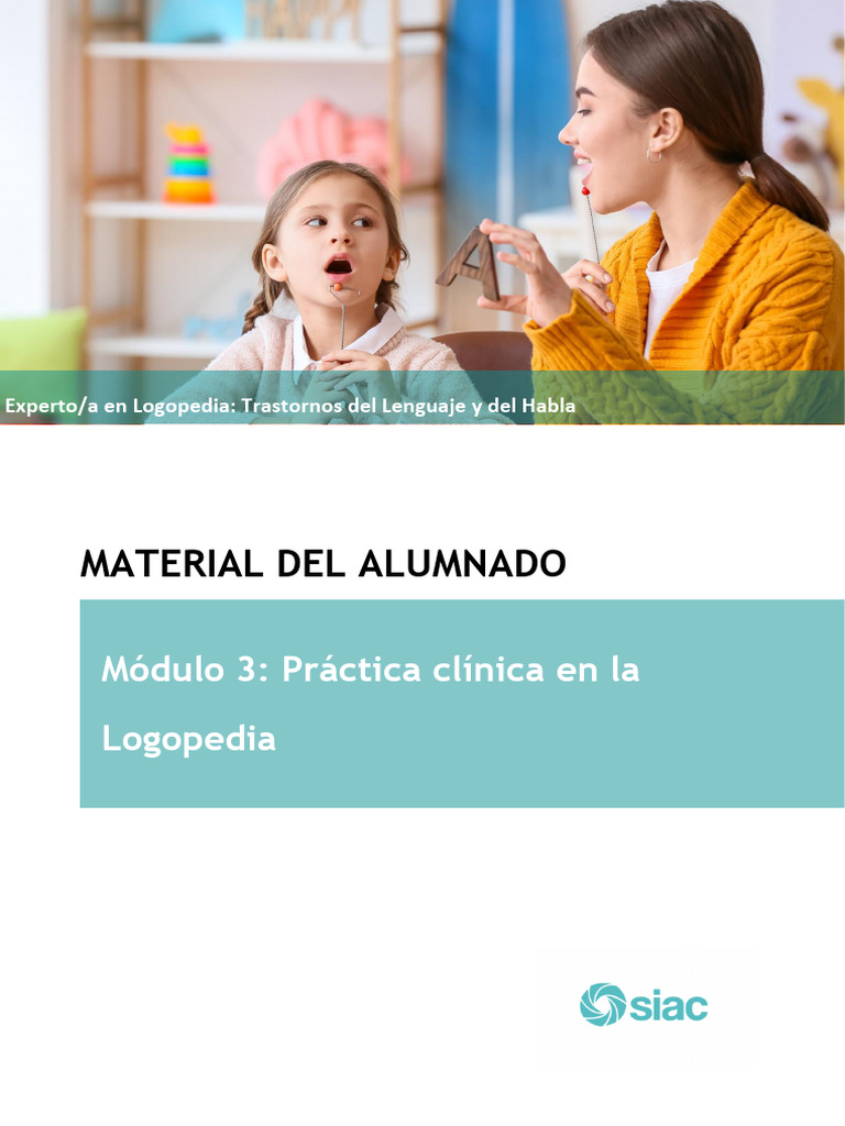 01_Módulo 3.Manual del alumnado. Logopedia | PDF | Aquisición de idioma | Sonido