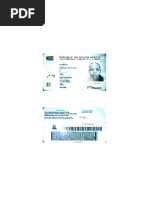 South African ID Card Details | PDF