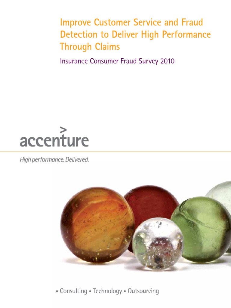Accenture Improve Customer Service and Fraud PoV Final | PDF | Insurance | Analytics