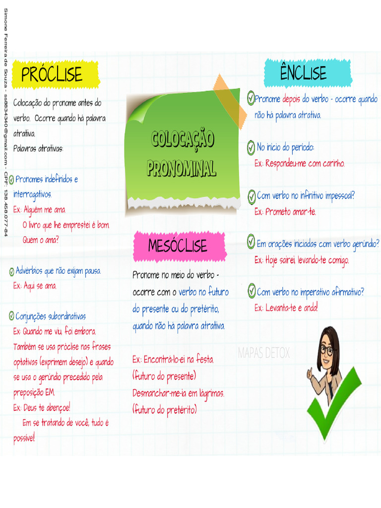 COLOCACAO PRONOMINAL | PDF