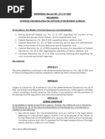 EA Licence Conditions Overview | PDF | License | Employment