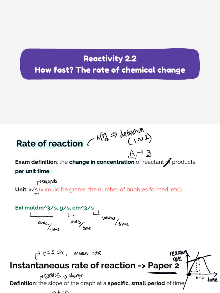 Reactivity2 2 | PDF | Reaction Rate | Reaction Rate Constant