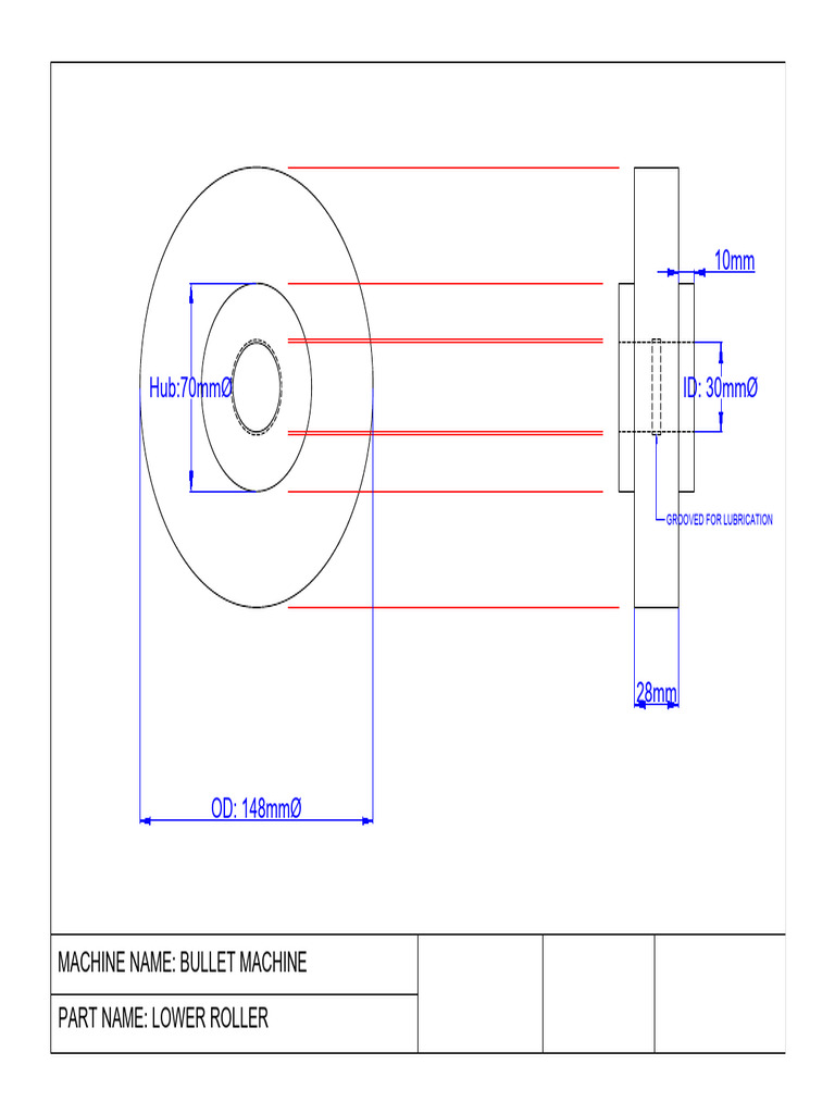 Bullet Machine Lower Roller | PDF