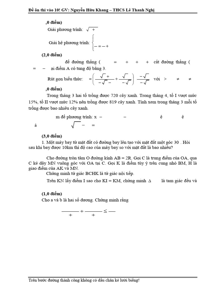 m d y m x m d: T26 Câu 1 (2,0 điểm) | PDF