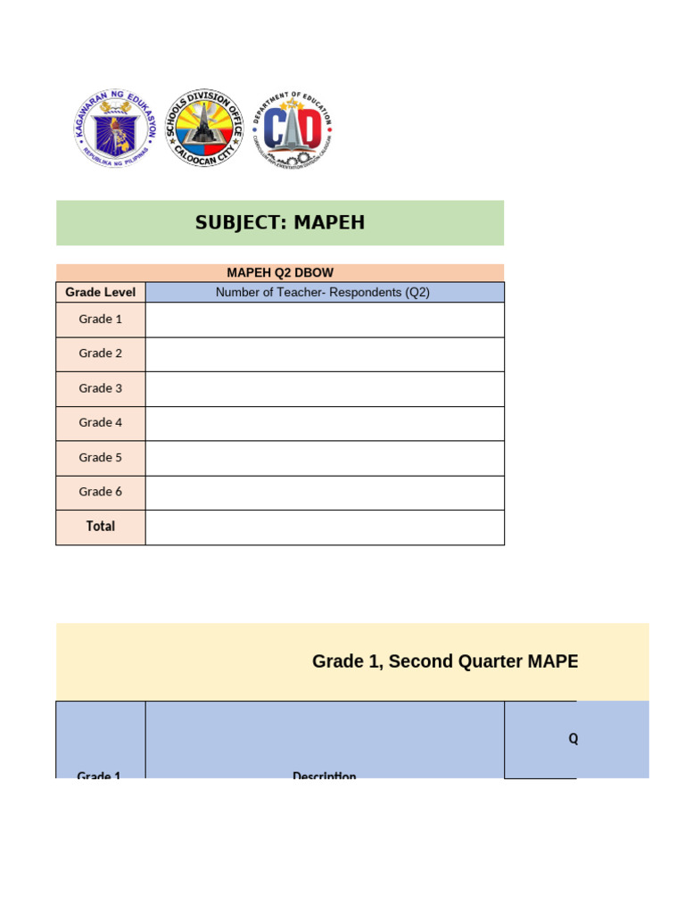 Mapeh Es Dbow Q2 2022-1 | PDF