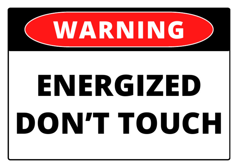 Red and White Simple Warning Sign Poster | PDF