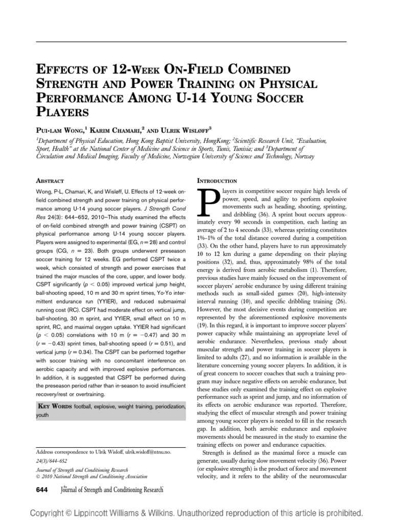 effects_of_12_week_on_field_combined_strength_and.8 (3) | PDF | Aerobic Exercise | Strength Training