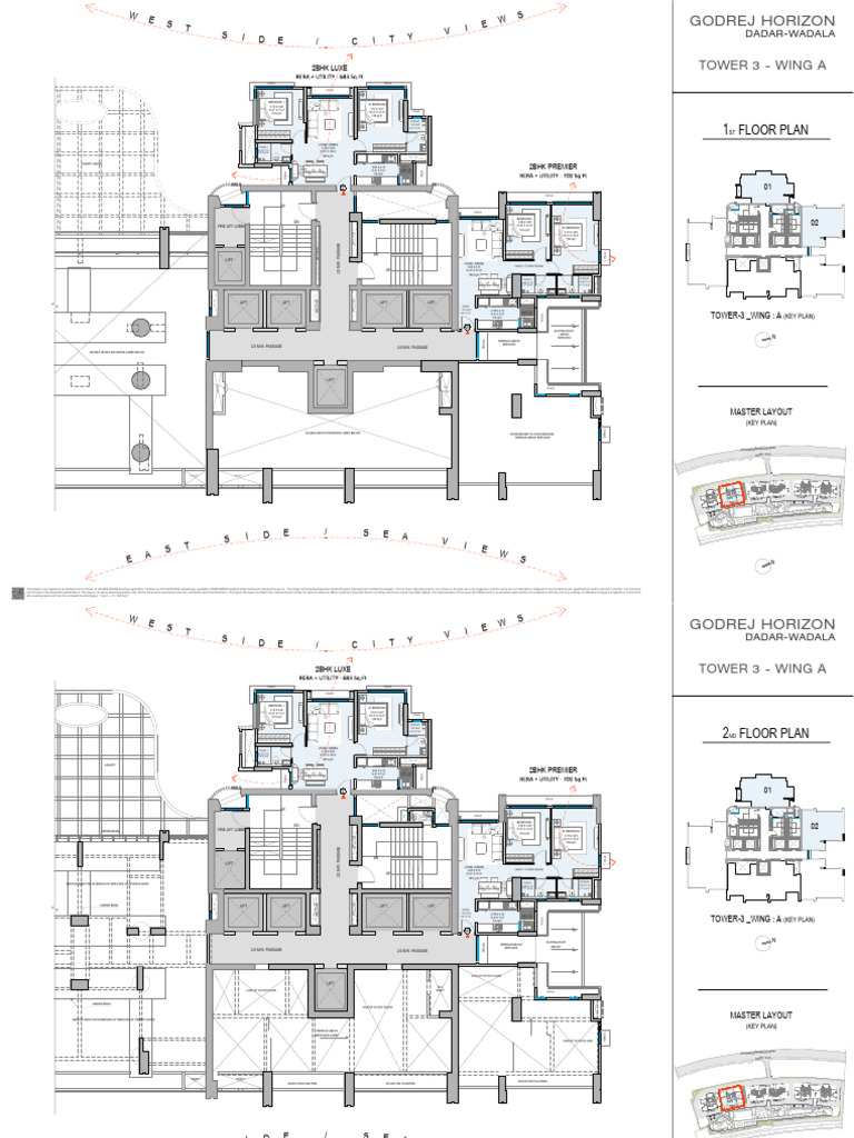 A Wing Cutsheet Godrej Horizon T3 | PDF | Buildings And Structures | Queensland Heritage Register
