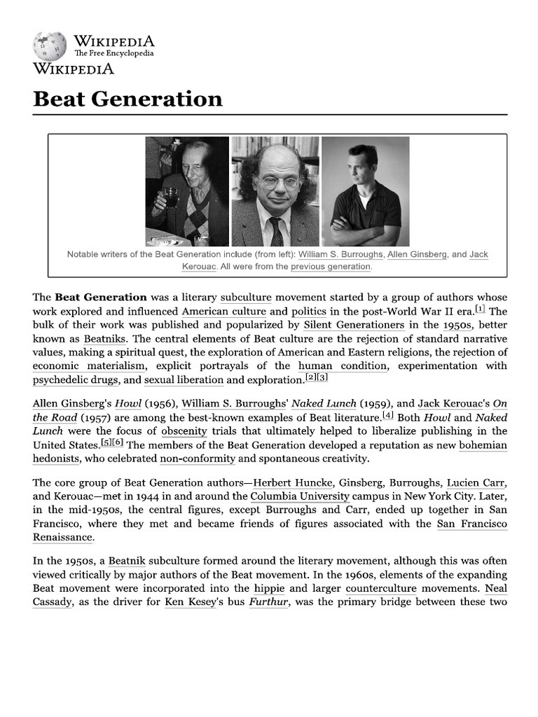Beat Generation | PDF
