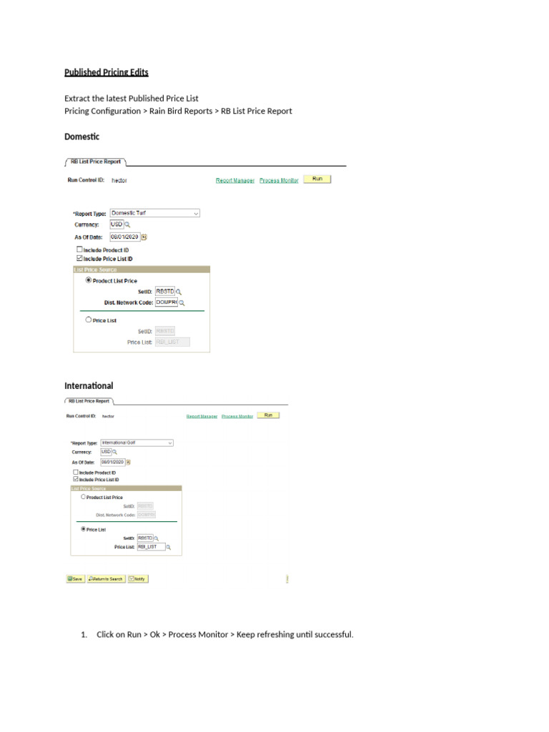 Published Pricing Notes | PDF