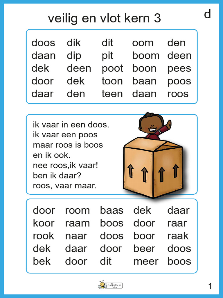 Groep 3 Kim VLL Veilig en Vlot Letter D | PDF