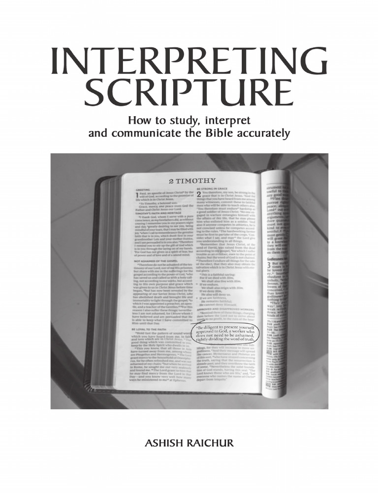Interpreting Scripture Biblical Hermeneutics | PDF | Bible | Exegesis