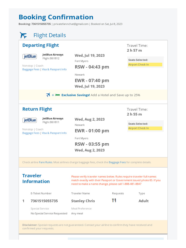 pdf, flight ticket | PDF | Fee | Aviation