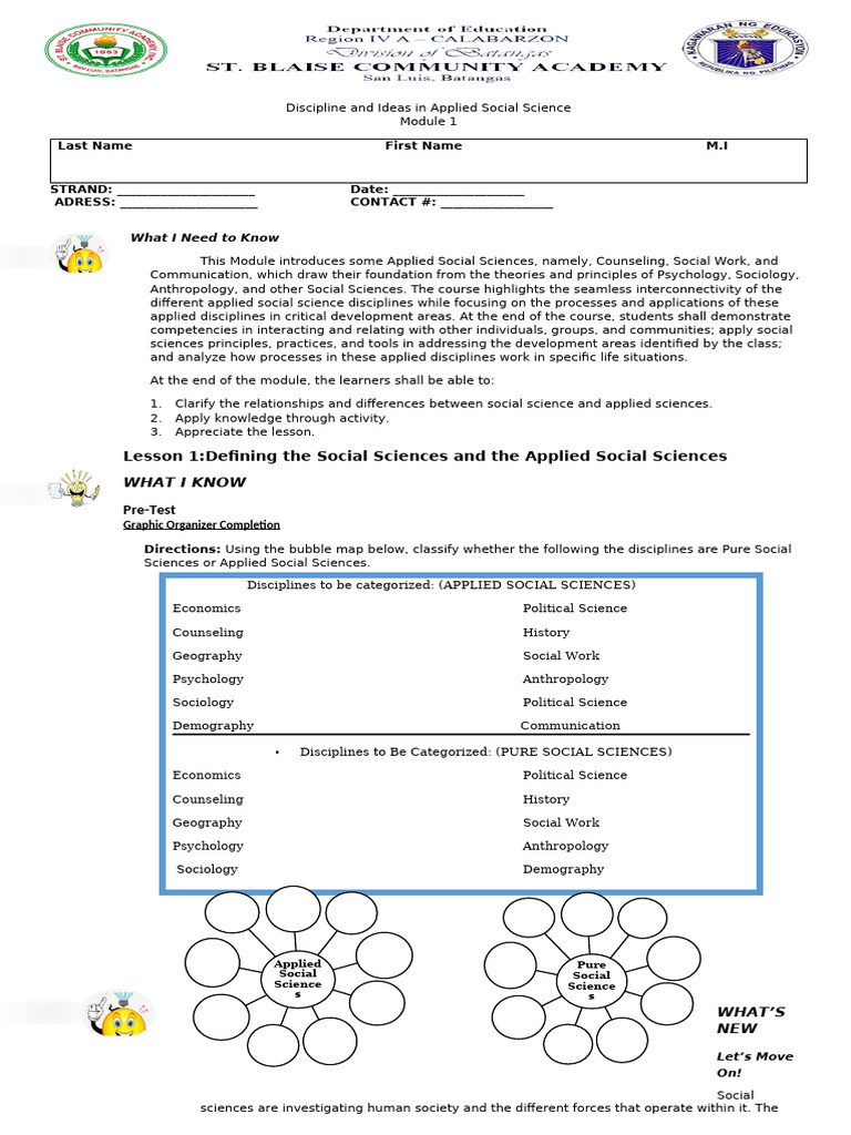 LESSON-1 | PDF | Social Sciences | Science