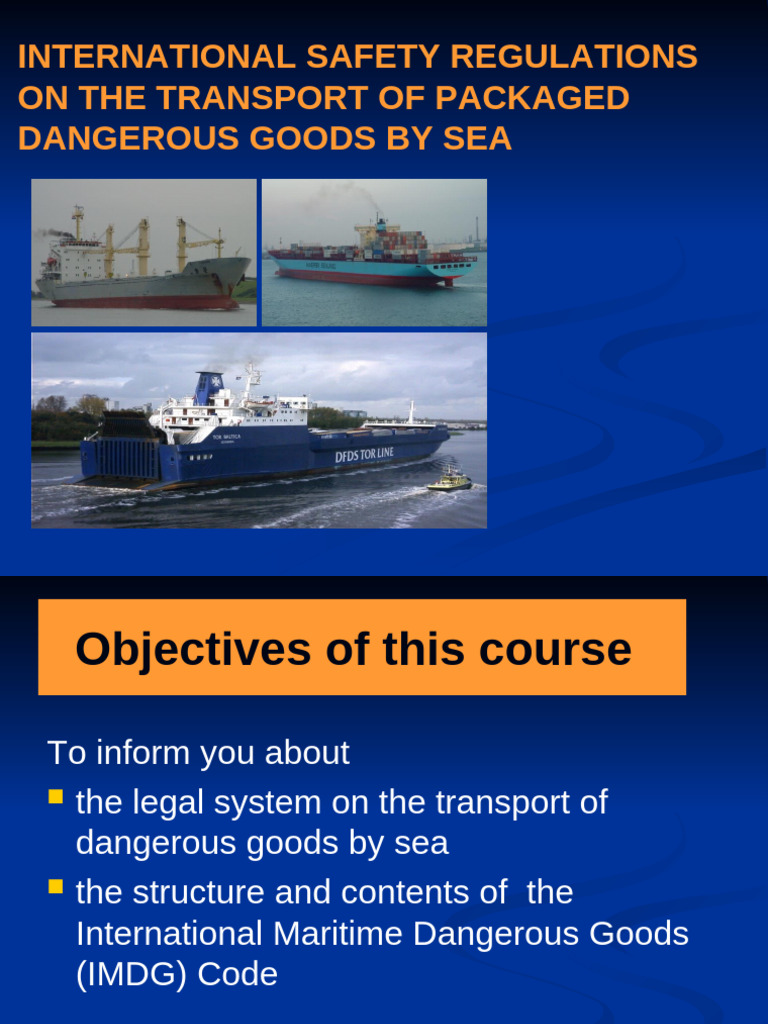 IMDG | PDF | Dangerous Goods