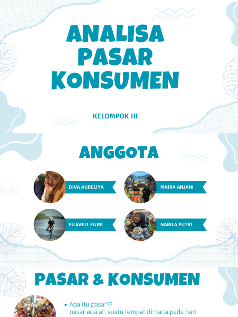 Analisa Pasar Konsumen | PDF