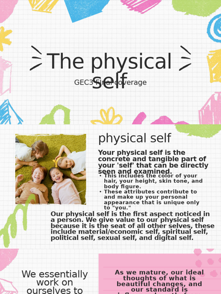 The Physical Self ROW 5 | PDF | Adolescence | Self Concept