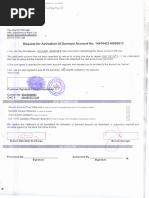 Dormant Activation Form | PDF