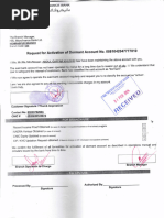 Dormant Account Reactivation Form | PDF | Finance & Money Management
