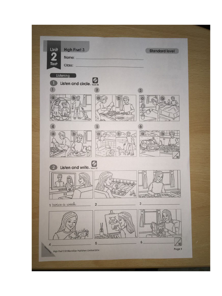 pdfcoffee.com_examenes-high-five-3-3-pdf-free (1) | PDF