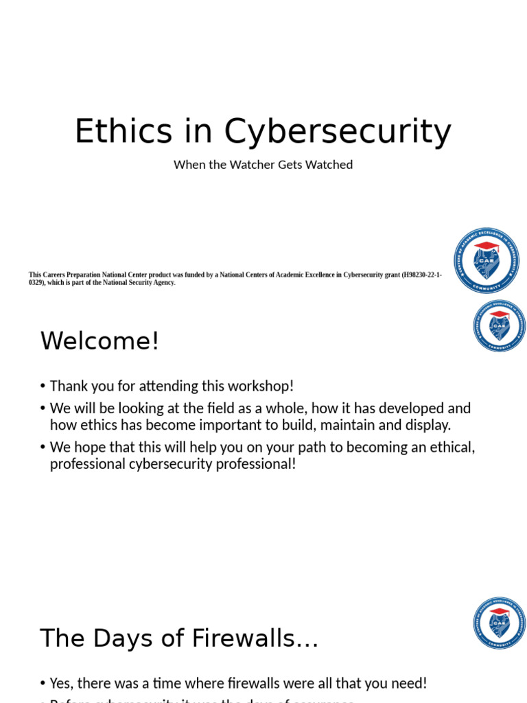 Ethics in Cybersecurity | PDF | Security | Computer Security