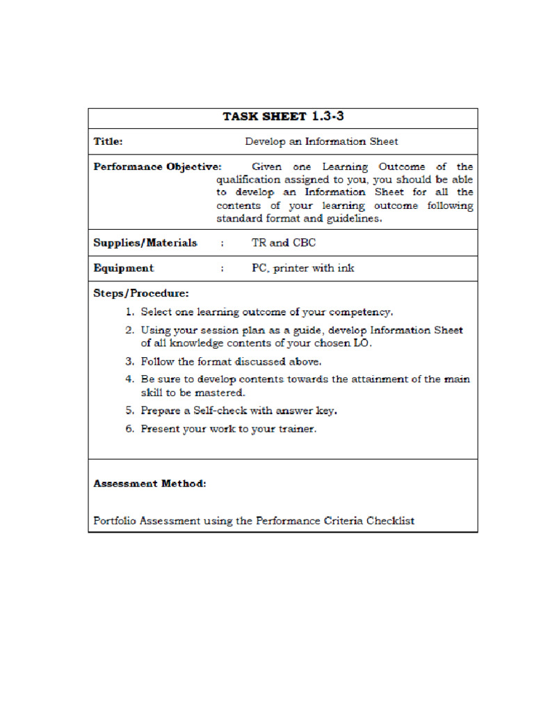 Task Sheet 1.3-3 | PDF