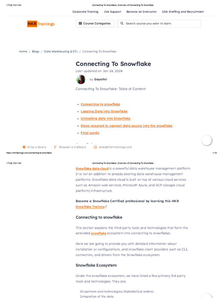 Connectin Snowflake | PDF | Databases | Computer File