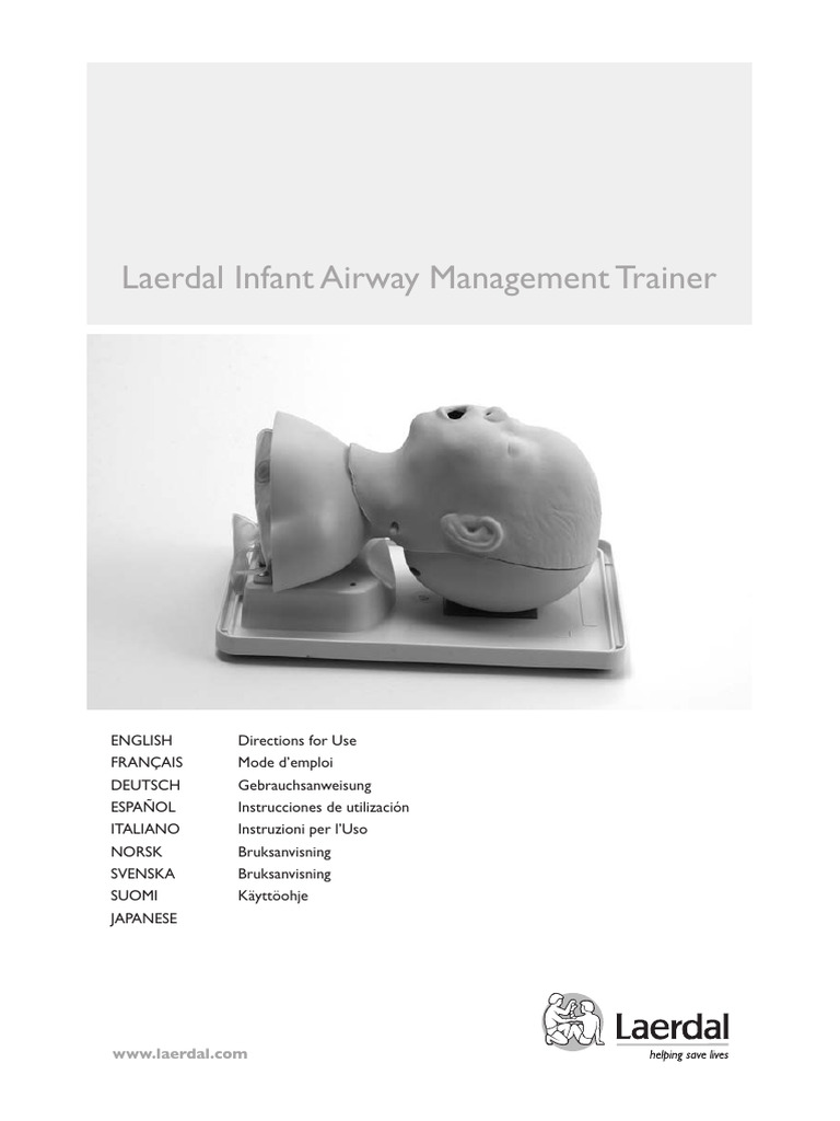Laerdal Infant Airway Trainer Guide | PDF | Respiratory Tract ...