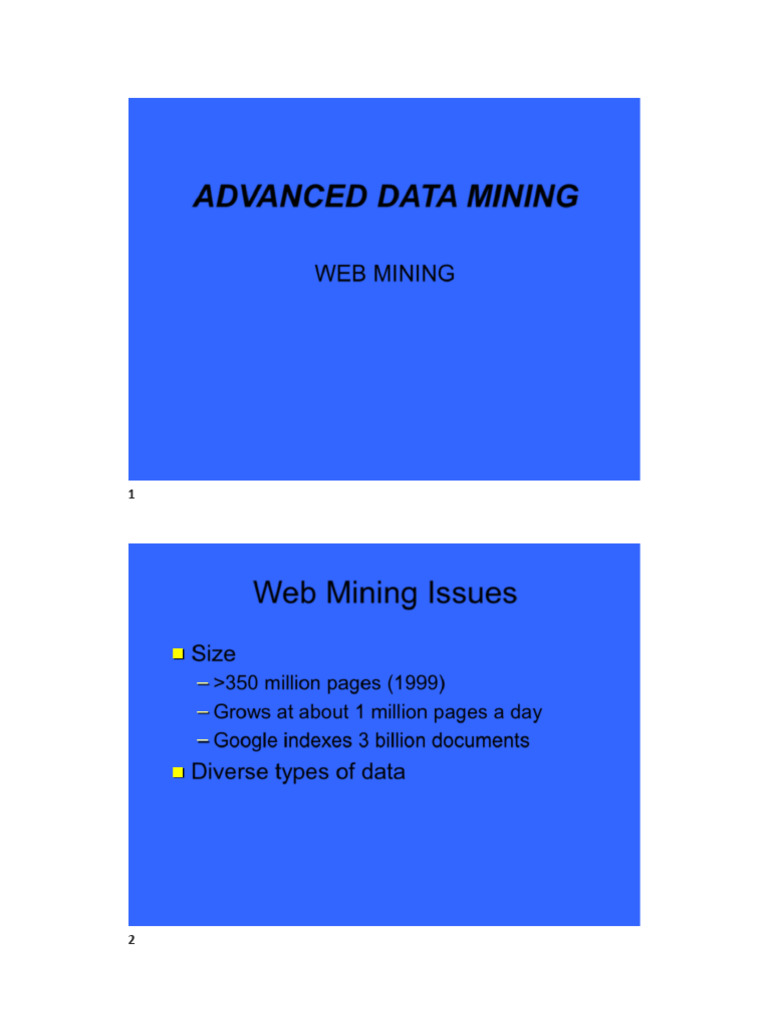 Spatial And Web Mining Pdf World Wide Web Internet And Web